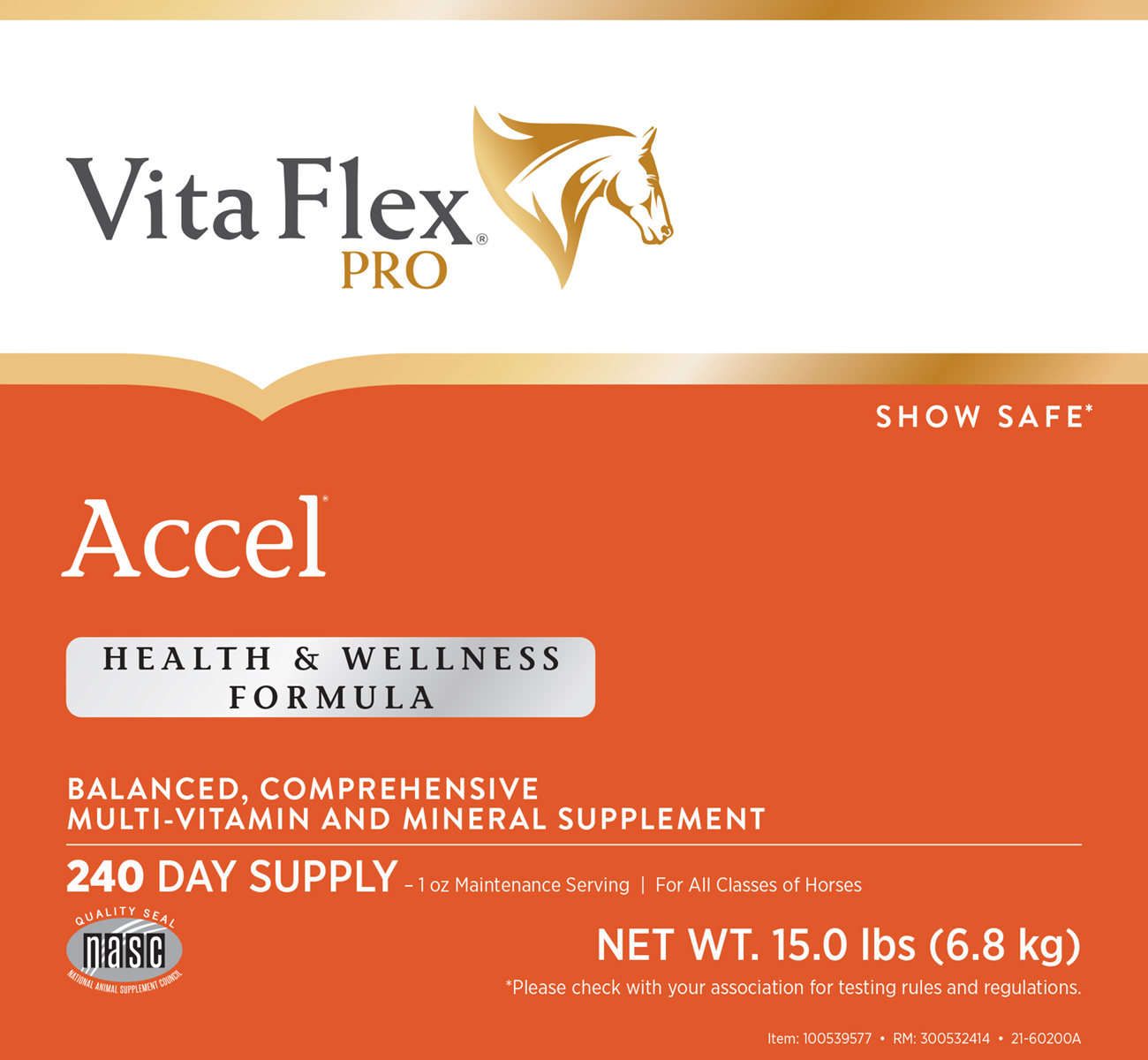 Accel Health and Wellness Formula - Horse Vitamins and Minerals | Vita ...